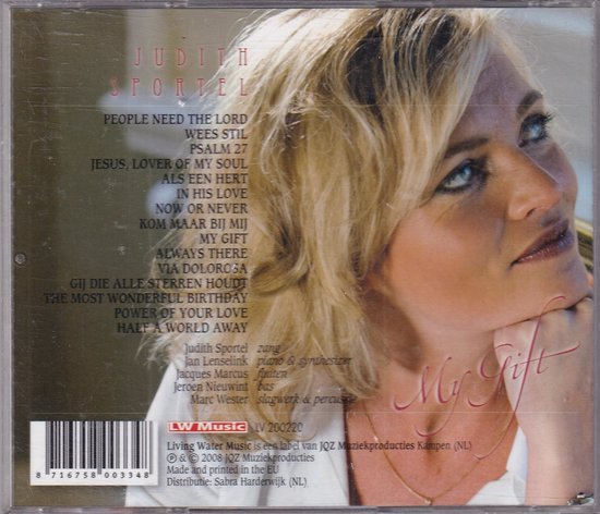 My Gift - Judith Sportel - Solozang gospel, Judith Sportel | CD (album ...