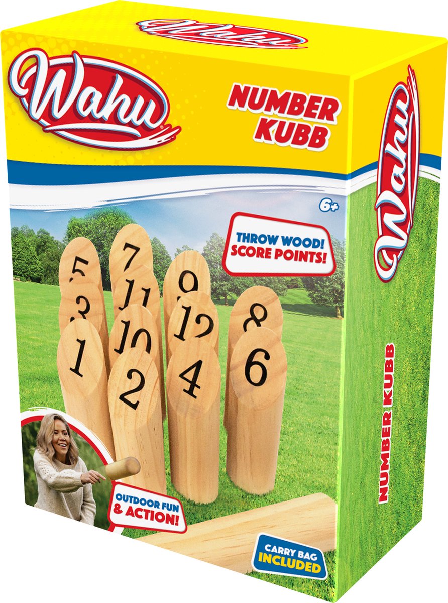 Wahu - Numbers Kubb - Werpspel | bol.com