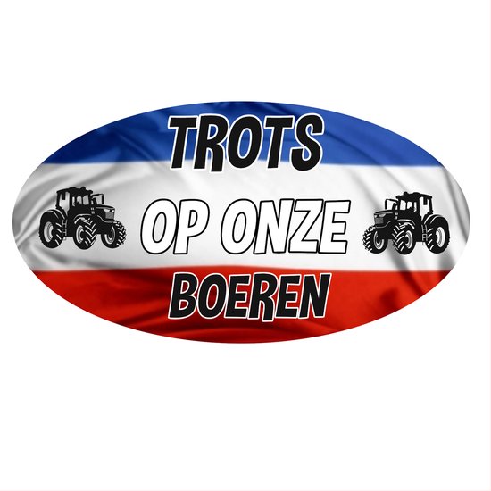 2 Sticker TROTS OP ONZE BOEREN Sticker 2x stickers | bol