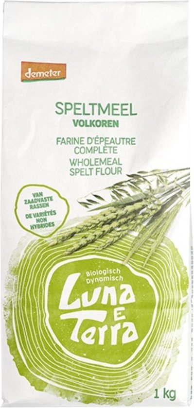 Luna E Terra Speltmeel volkoren demeter bio 1 Kilogram | bol
