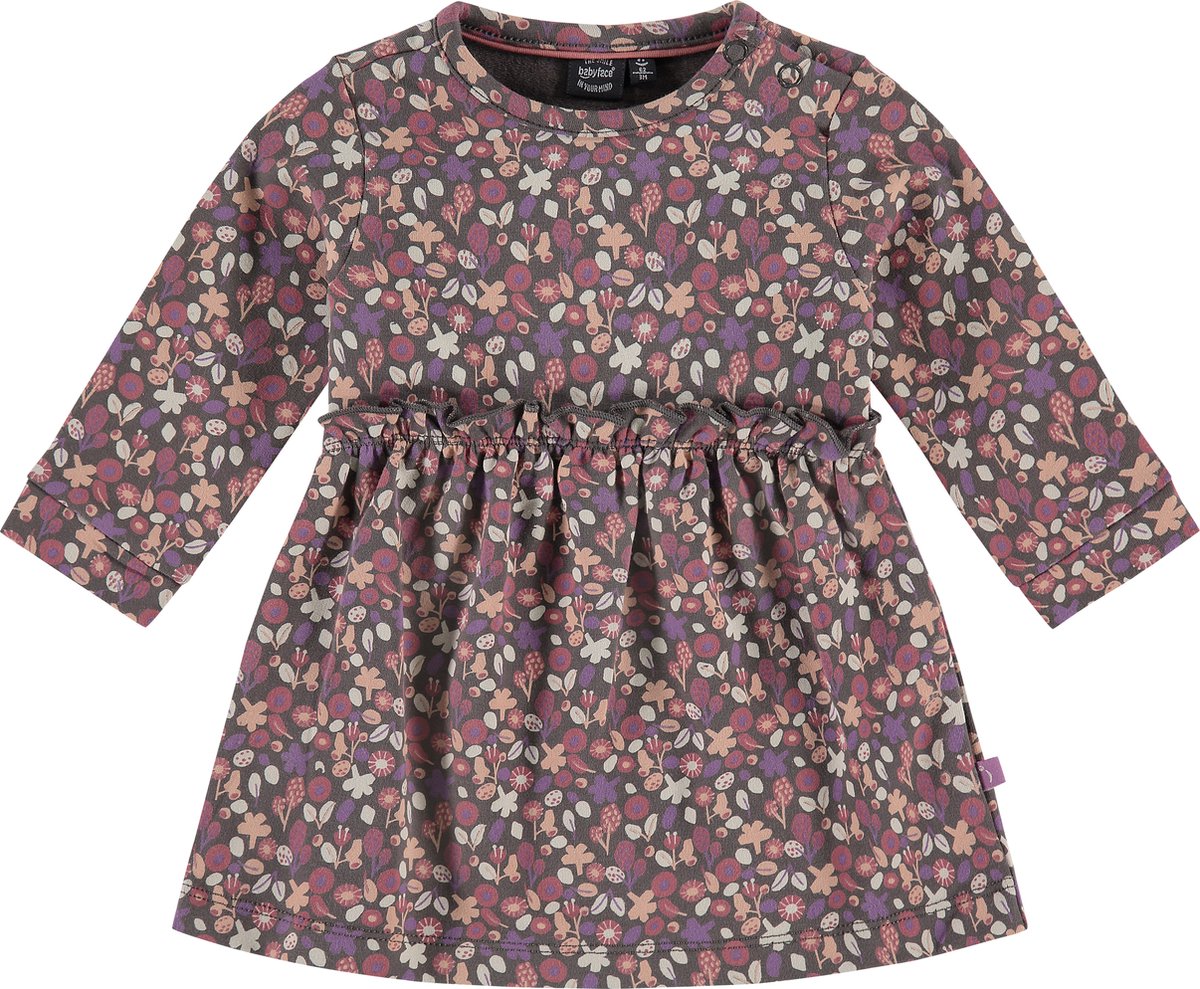 Babyface baby girls dress long sleeve Meisjes Jurk - Maat 62 | bol.com