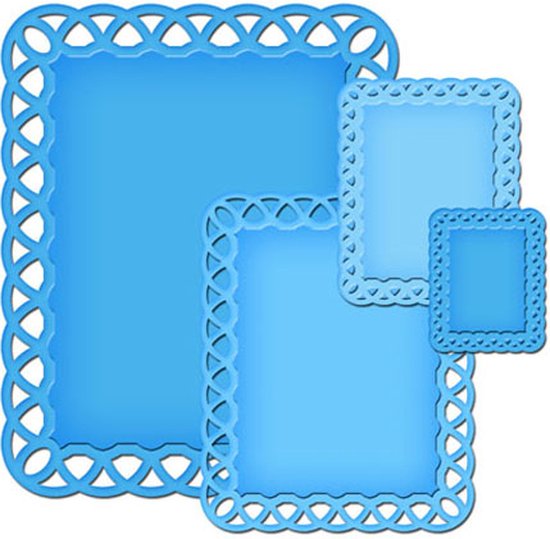 Spellbinders - Die - Nestabilities - Lattice Rectangles - S4-319 | bol