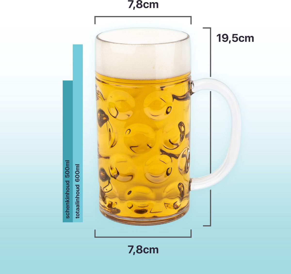 MyDrinkglass Plastic Bierpul Keulen | Bierpul Plastic | 2 Stuks | Oktoberfest |... | bol.com