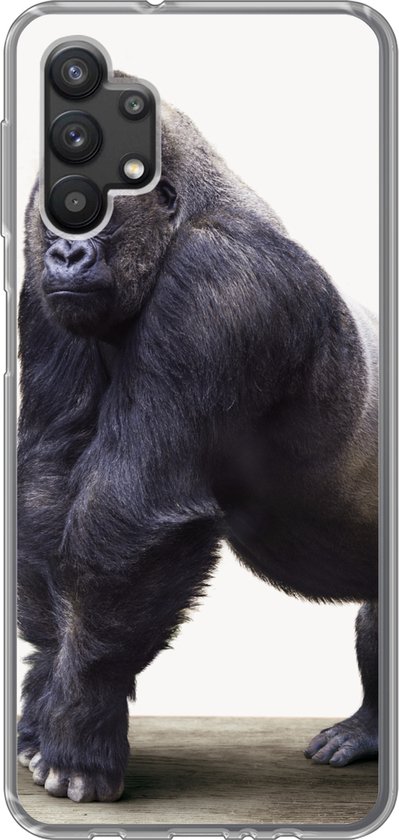 Geschikt voor Samsung Galaxy A32 5G hoesje - Gorilla - Dieren - Jongens - Meisjes -... | bol