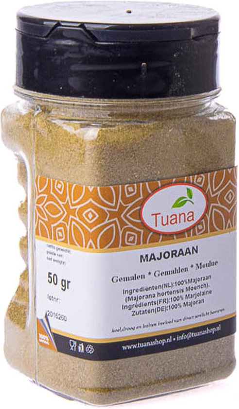 Tuana Kruiden - Majoraan Gemalen - KP0174 - 50 gram | bol.com