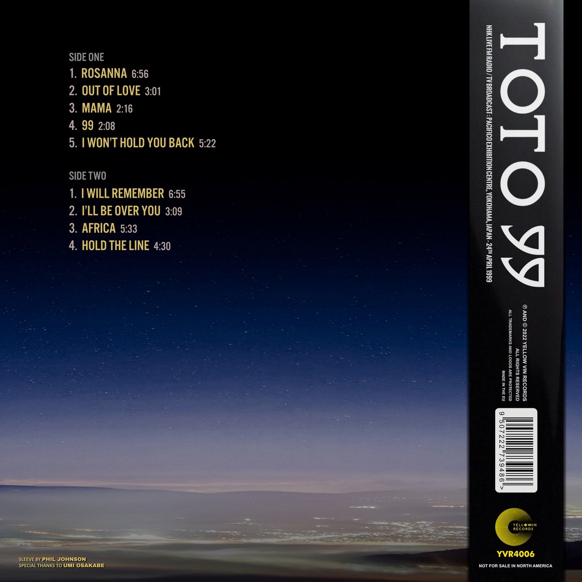 Toto - 99 (live), Toto | LP (album) | Muziek | bol