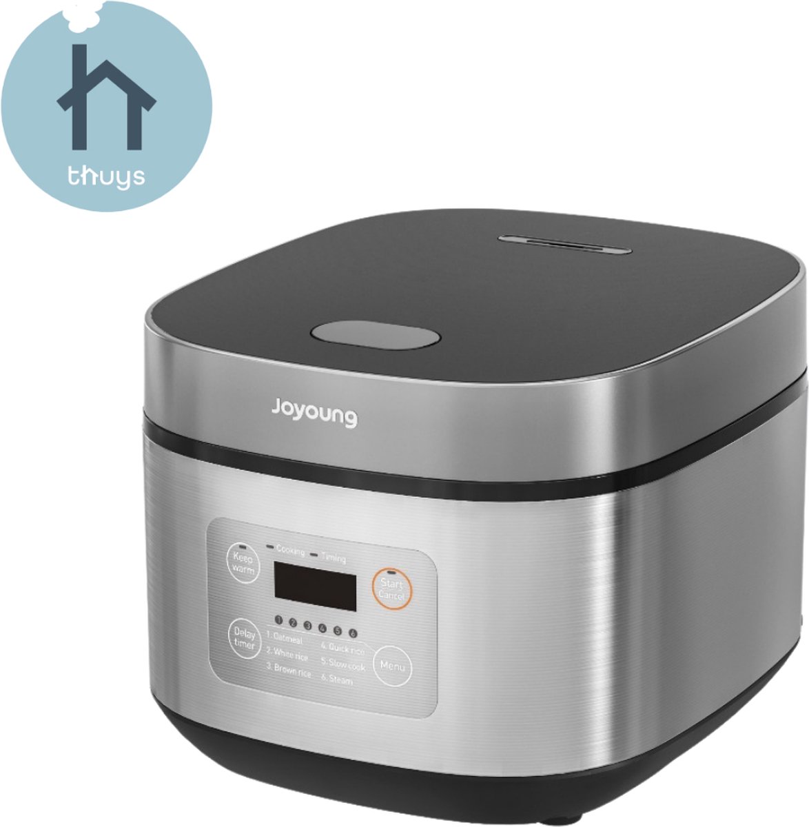 Cuiseur à Rice Thuys - 8 portions - 5L - Cuiseur à riz avec 6 ...