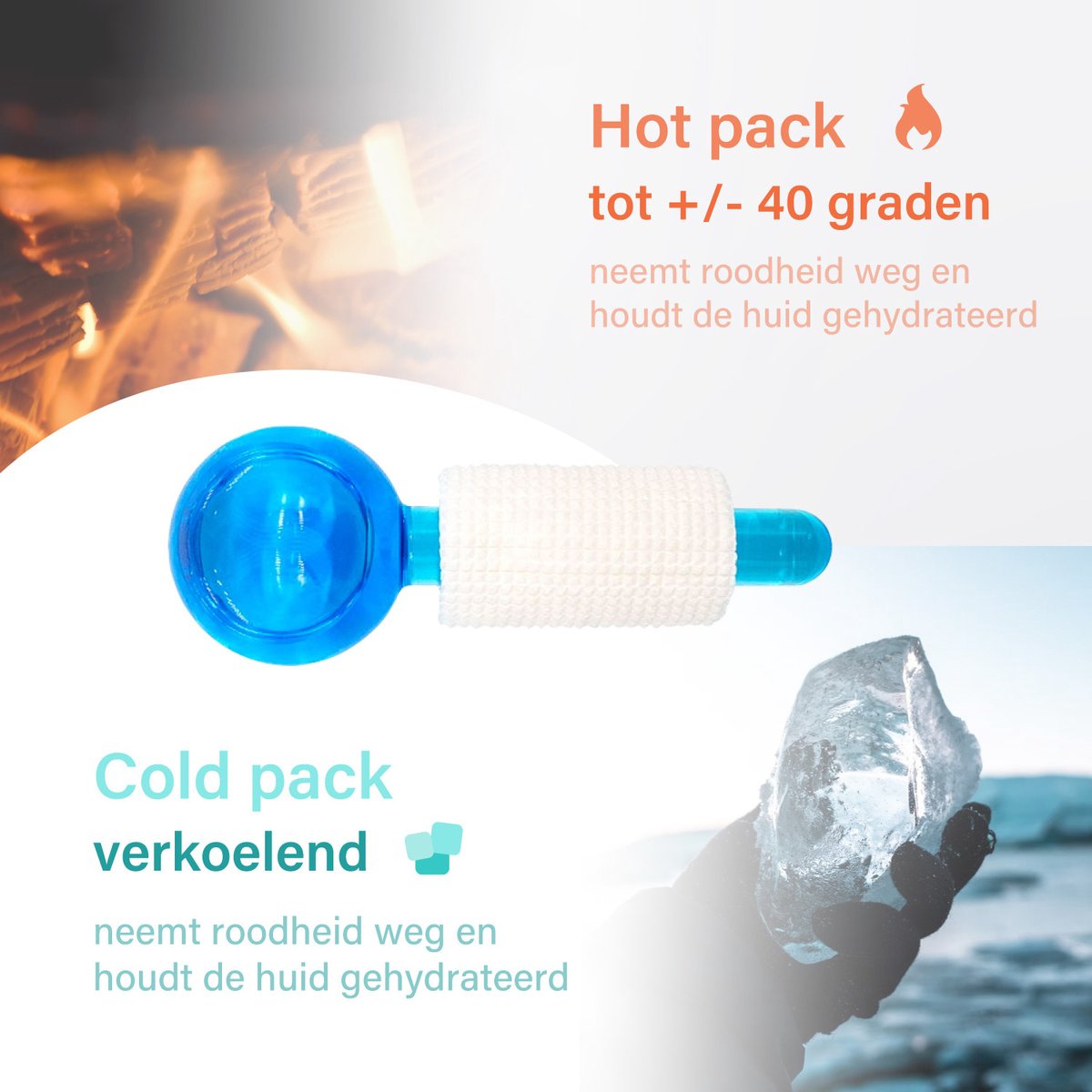 Ice globes - 2 Pack - Ice roller - Gezichtsmassage - Gehydrateerde huid ...