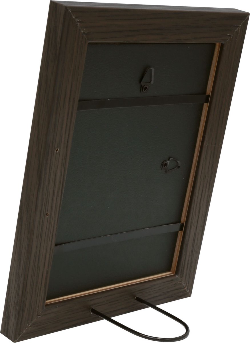 Deknudt Frames fotolijst S49BH2 - bruine houtkleur - foto 15x15 cm ...
