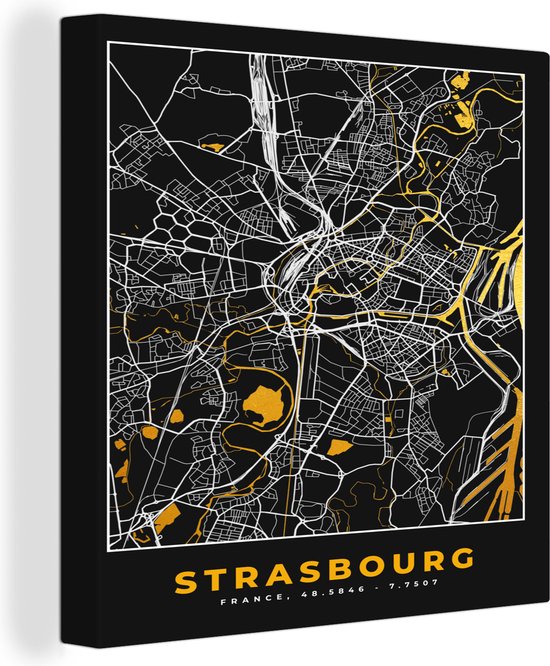 Tableau Tableau France - Carte - Carte - Strasbourg - Plan de Ville ...
