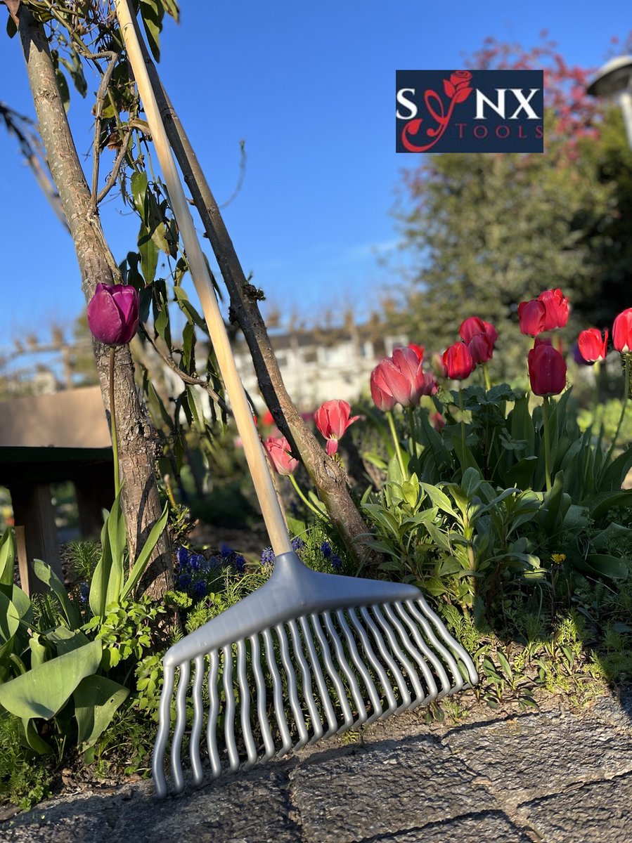 Synx Tools Gazonhark bladhark 21 Tanden Hark - Harken - Kunststof Grijs ...