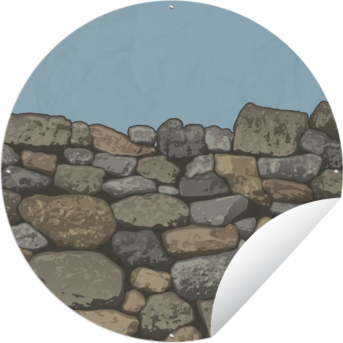 Affiche de jardin autour des roches illustration - Une illustration d ...