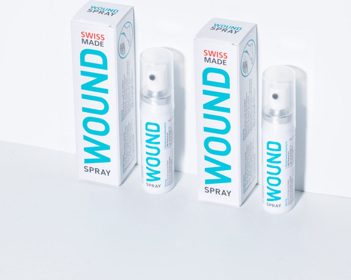 WOUND wondspray - 100% natuurlijk - voor (open) wonden - versnelt het ...
