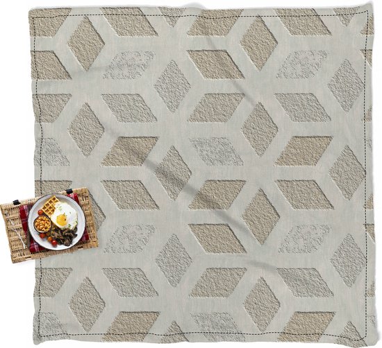 Picknickkleed - Buitenkleed - Gips - Patroon - Stenen - Industrieel ...