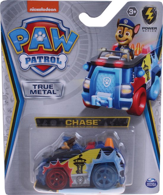Nickelodeon Actievoertuig Paw Patrol Power Series Chase Blauw | bol