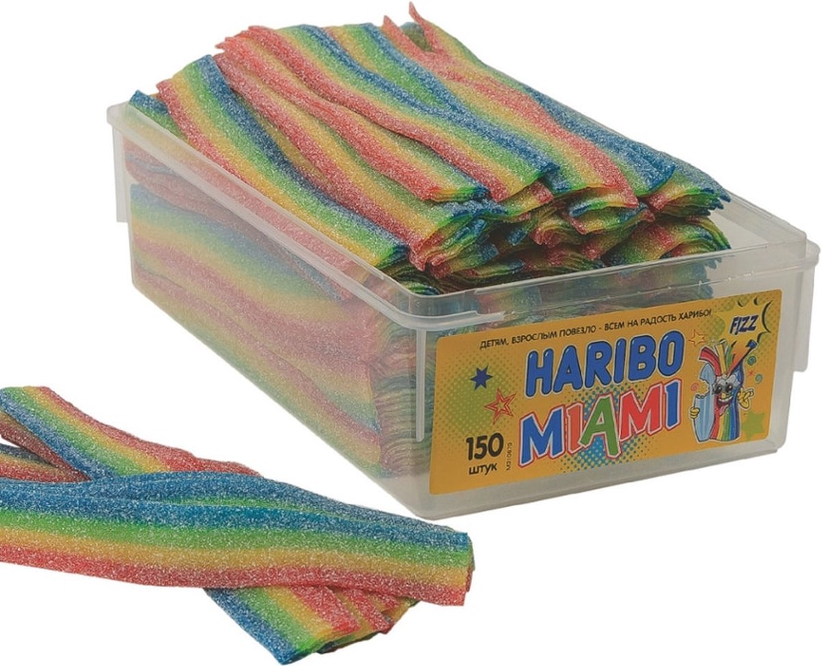 Haribo - Miami Zuur - 150 stuks | bol.com
