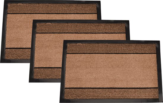 Deurmat "Jack's Door" - 3 stuks - 40x60cm - binnen - droogloopmat ...
