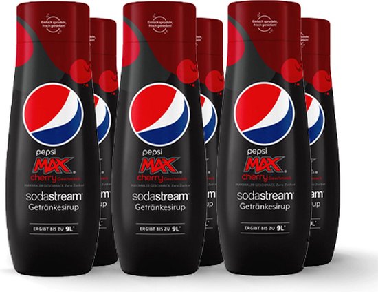 SodaStream - Pepsi Max Cherry Siroop - 6x 440ml | bol.com
