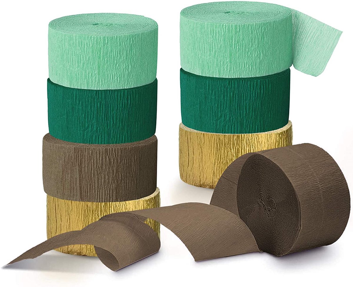 URBANKR8 - Décorations de fête de mariage - 8 rouleaux de papier crépon ...