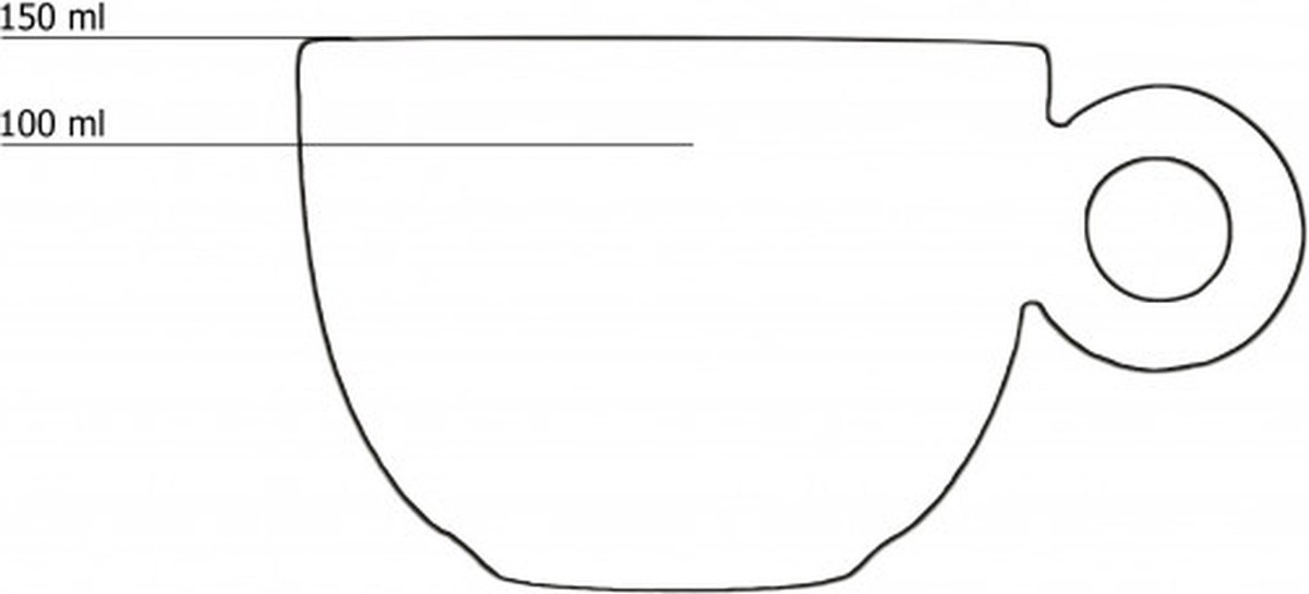 Oranje koffiekopje - 150ml - Mosterdman | bol.com