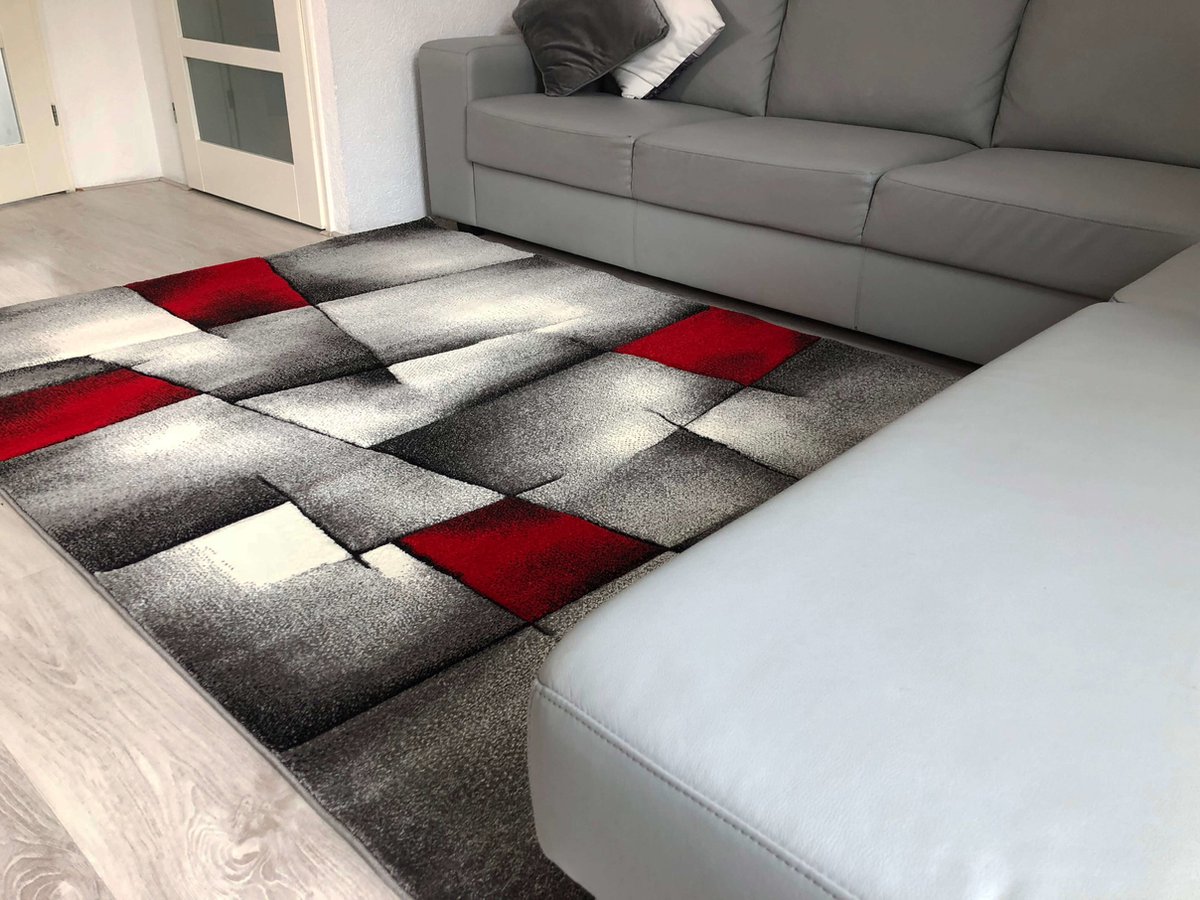 Tapis Rouge Moderne Cristal 160 X 230 CM | bol.com