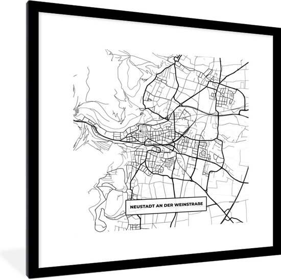 Fotolijst incl. Poster - Neustadt an der Weinstraße - Plattegrond ...