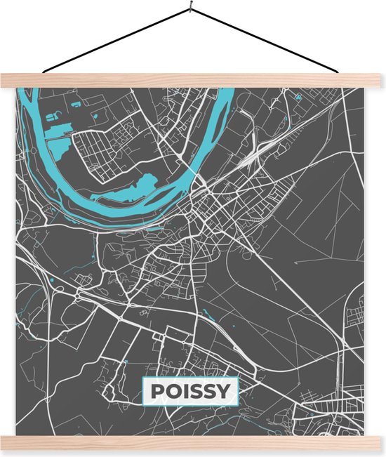 Porte-affiche avec Poster - Affiche scolaire - Plan - Plan de la ville ...