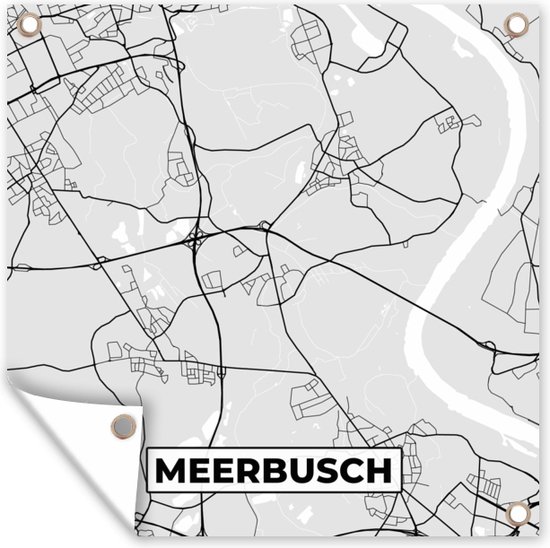 Tuindoek Duitsland - Stadskaart - Plattegrond - Kaart - Meerbusch ...