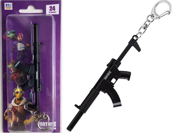 Fortnite sleutelhanger - Rifle - Geweer - zwart - keychain | bol.com