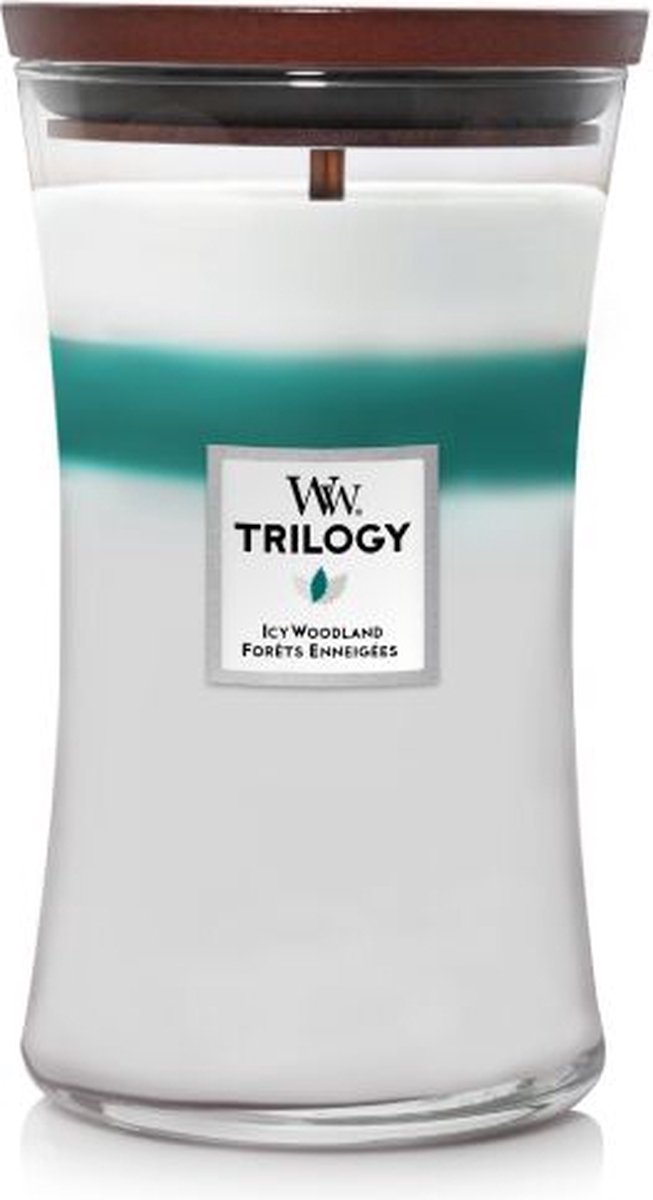 WoodWick Trilogy Icy Woodland Large Candle | bol.com