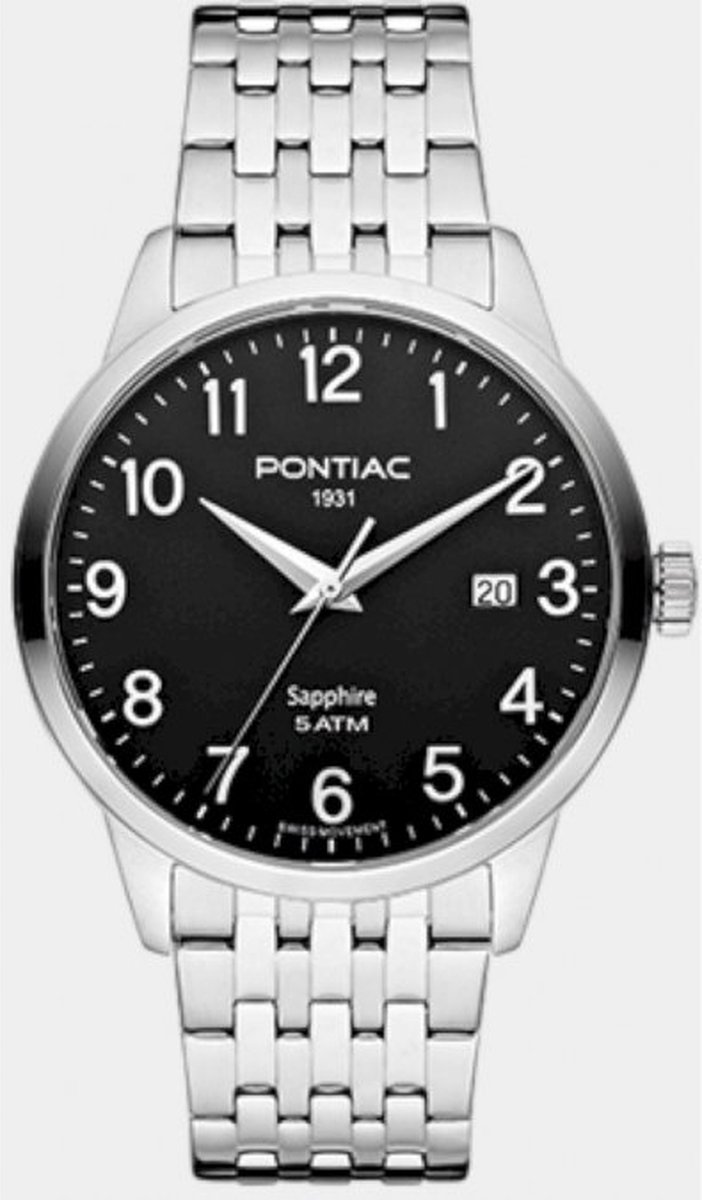 Pontiac Herenhorloge P20059 | bol.com