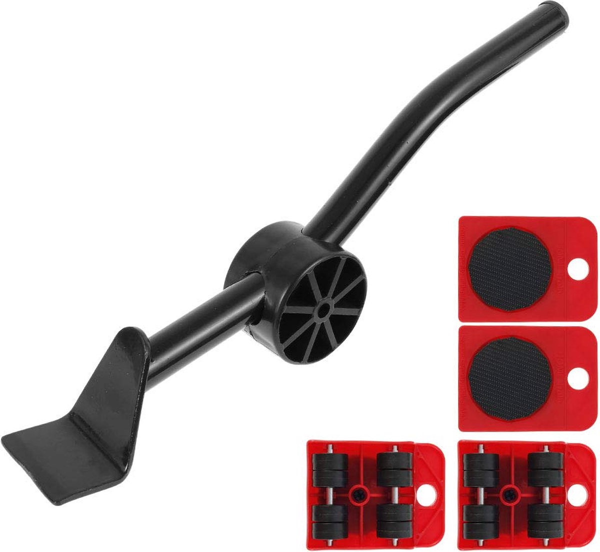 Set van 5 - Meubelroller Set - 150kg Draagvermogen Per Roller ...