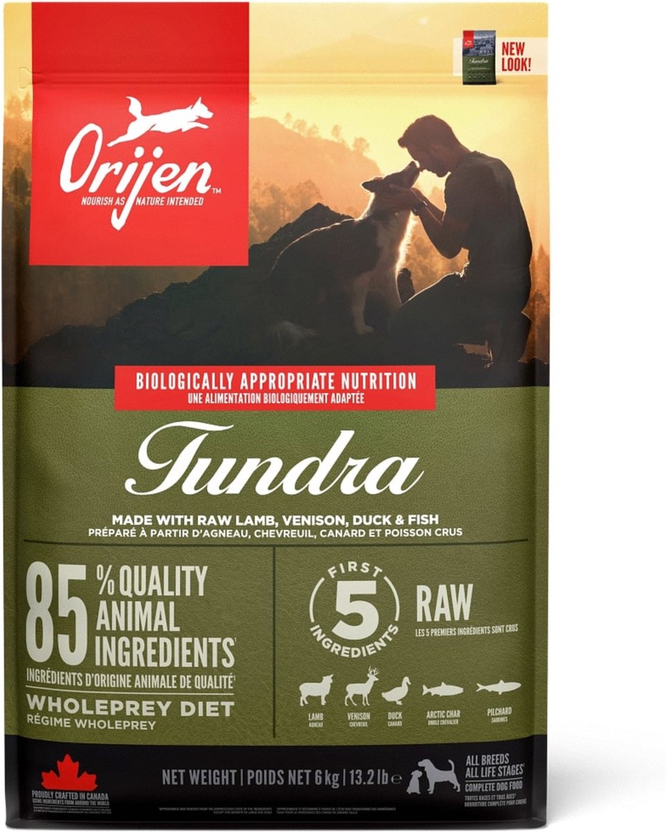 Orijen Tundra Dog - Hondenvoer - 6 kg | bol