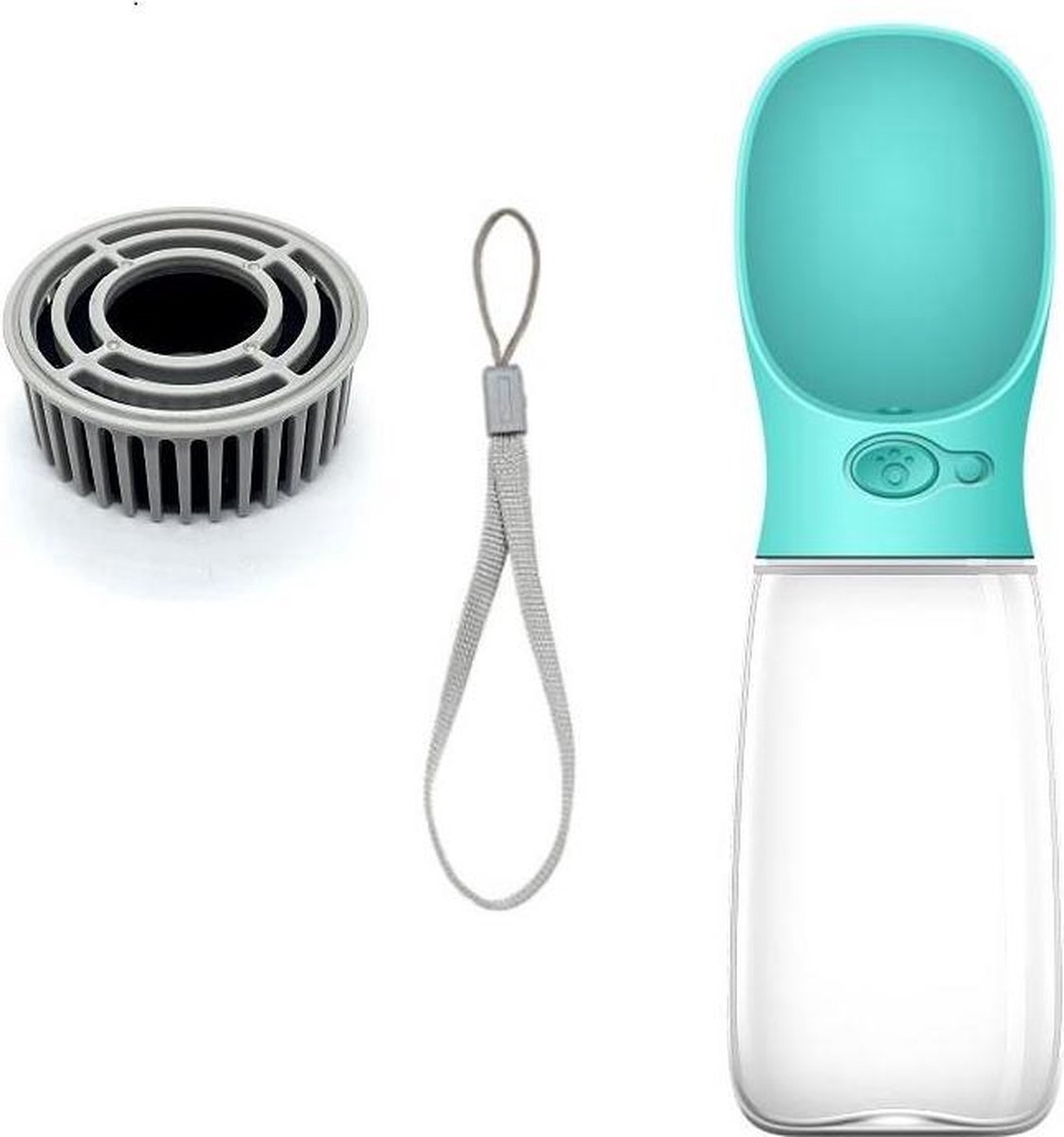 Waterfles hond - XL - Honden - Waterfles - Blauw - Bidon - Hond water ...