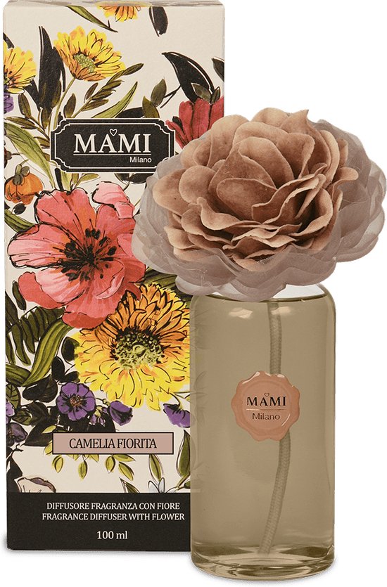 Mami Milano bloemen geurverspreider Camelia Fiorita | bol