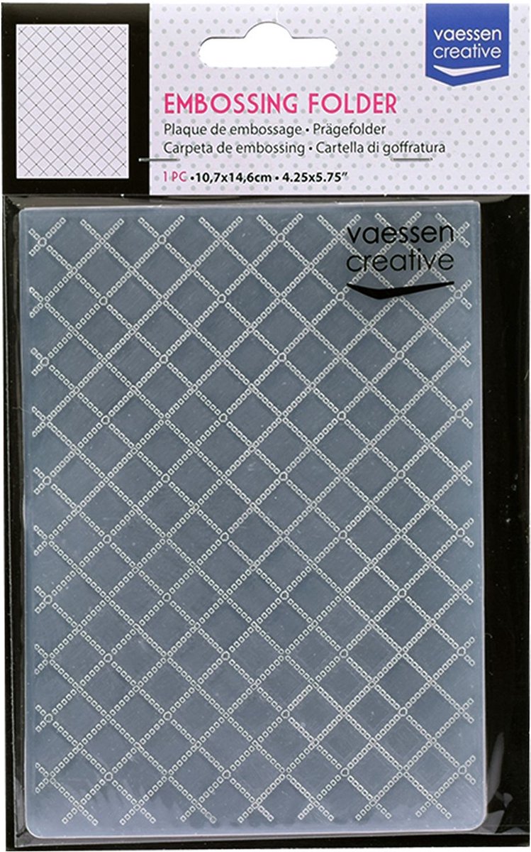 Vaessen Creative Embossing Folder - prikkeldraad | bol.com