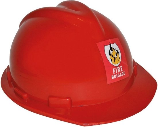 Brandweerhelm verstelbaar verkleed accessoire volwassenen | bol