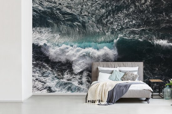 Behang - Fotobehang Golven in de zee - Breedte 330 cm x hoogte 220 cm | bol