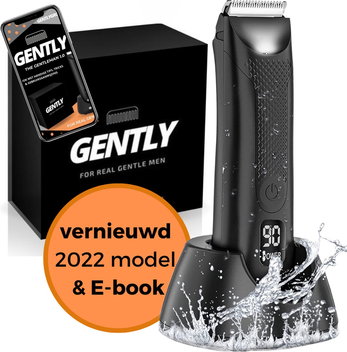 Gently Scheerapparaat Mannen - voor Schaamhaar & Schaamstreek - Trimmer ...