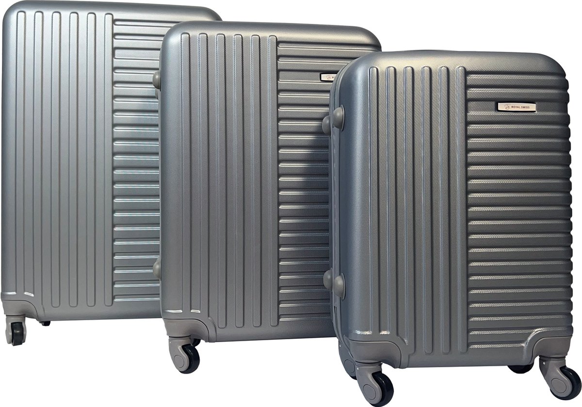 Royal Swiss koffersets - Reiskoffers - 3 delige kofferset - trolley ...
