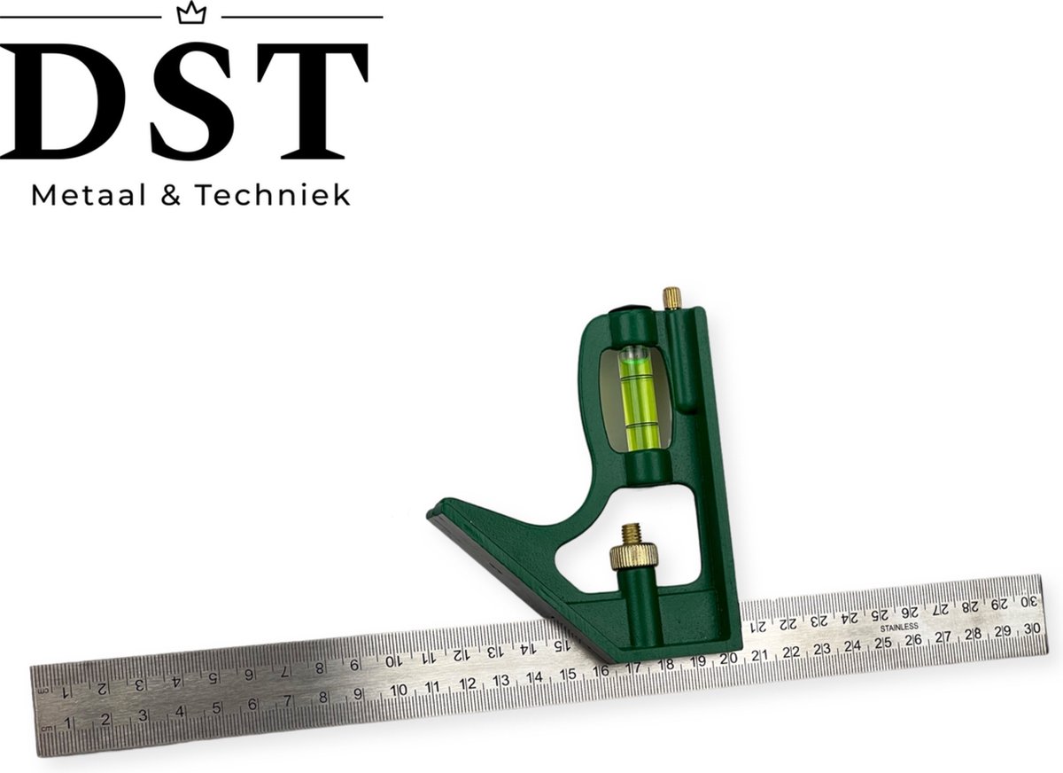 Winkelhaak - Blokhaak - meethaak - combihaak - 300mm | bol.com