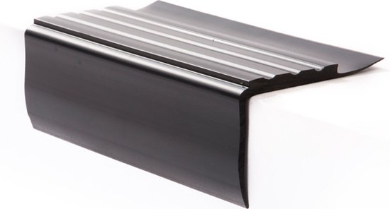 Trapneusprofiel pvc - Zwart - 1500 x 70 x 42 mm - Dikte 3,2 mm - 5 ...