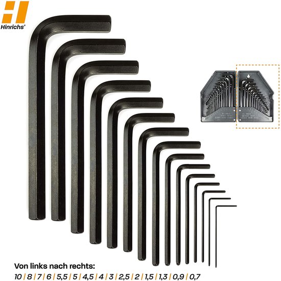 Inbussletelset - inbus sleutel - mini gereedschap set - duurzaam ...