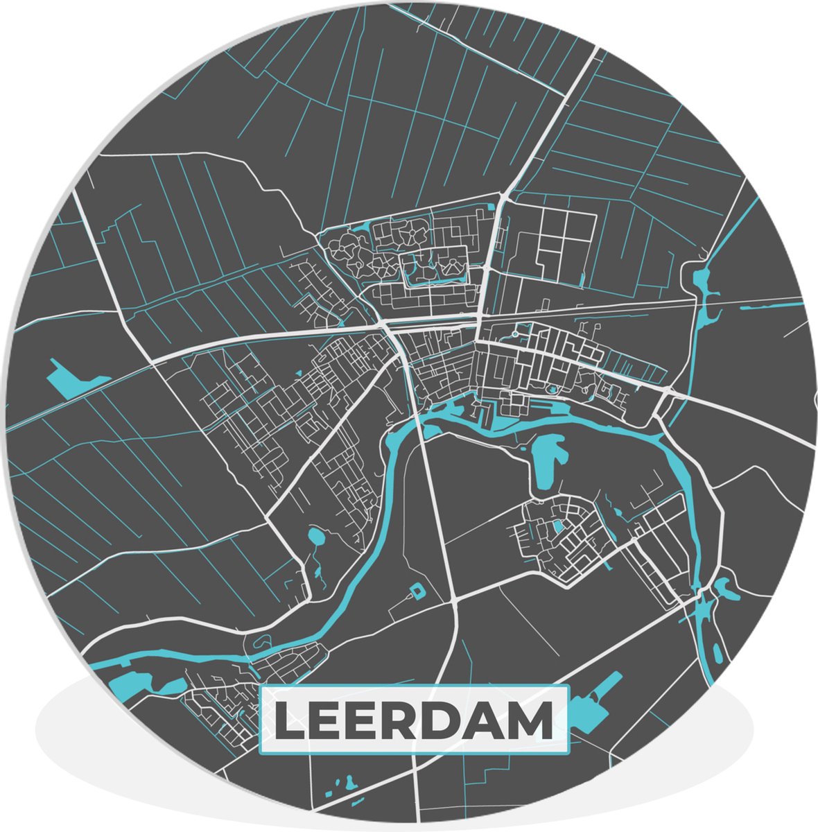 Wall Circle - Wall Circle Indoor - Leerdam - Map - Map - City Map ...