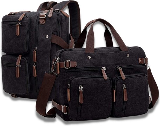 Jeusin® Multifunctionele comfortabele laptoptas 3-in-1 Rugtas ...