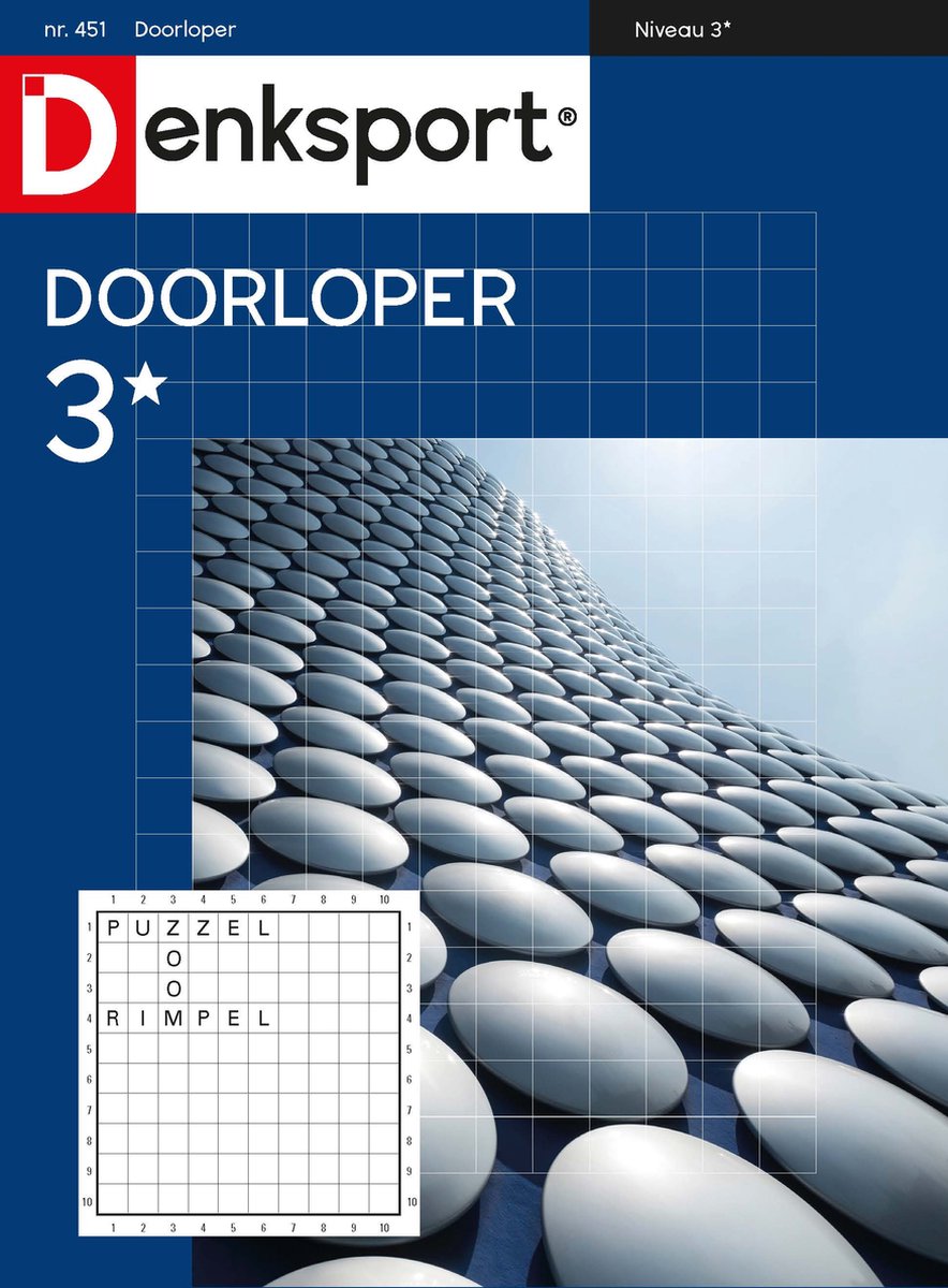 DPL-451 Denksport Puzzelboek Doorloper 3*, editie 451 | bol.