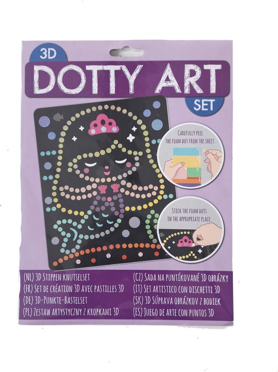 3D Dotty Art set - Zeemeermin | bol.com