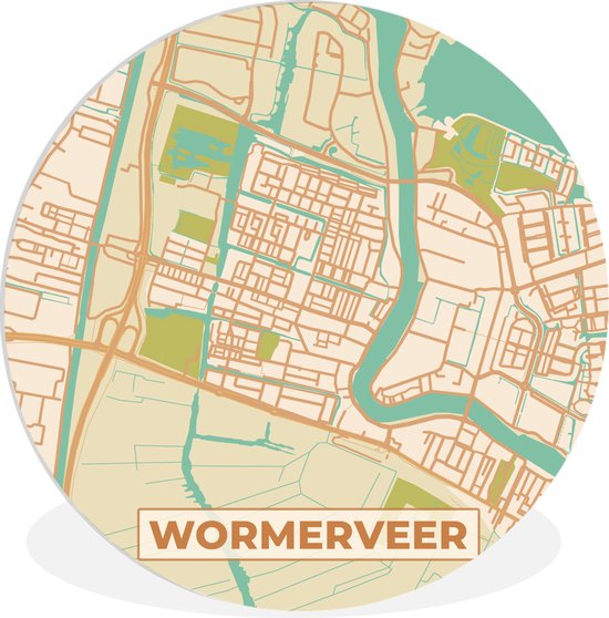 Wall Circle - Wall Circle Indoor - Wormerveer - Vintage - Map - Map ...