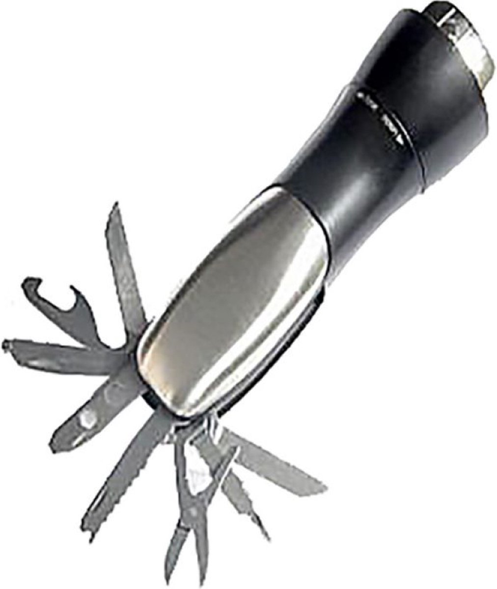 Oneiro's Luxe Zakmes - Multitool met LED zaklamp - Opvouwbaar ...