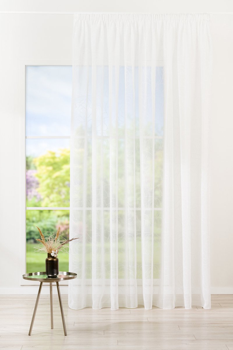 Amanda-Vitrage Kant en Klaar-Wit-300x245cm-met multifunctioneel ...